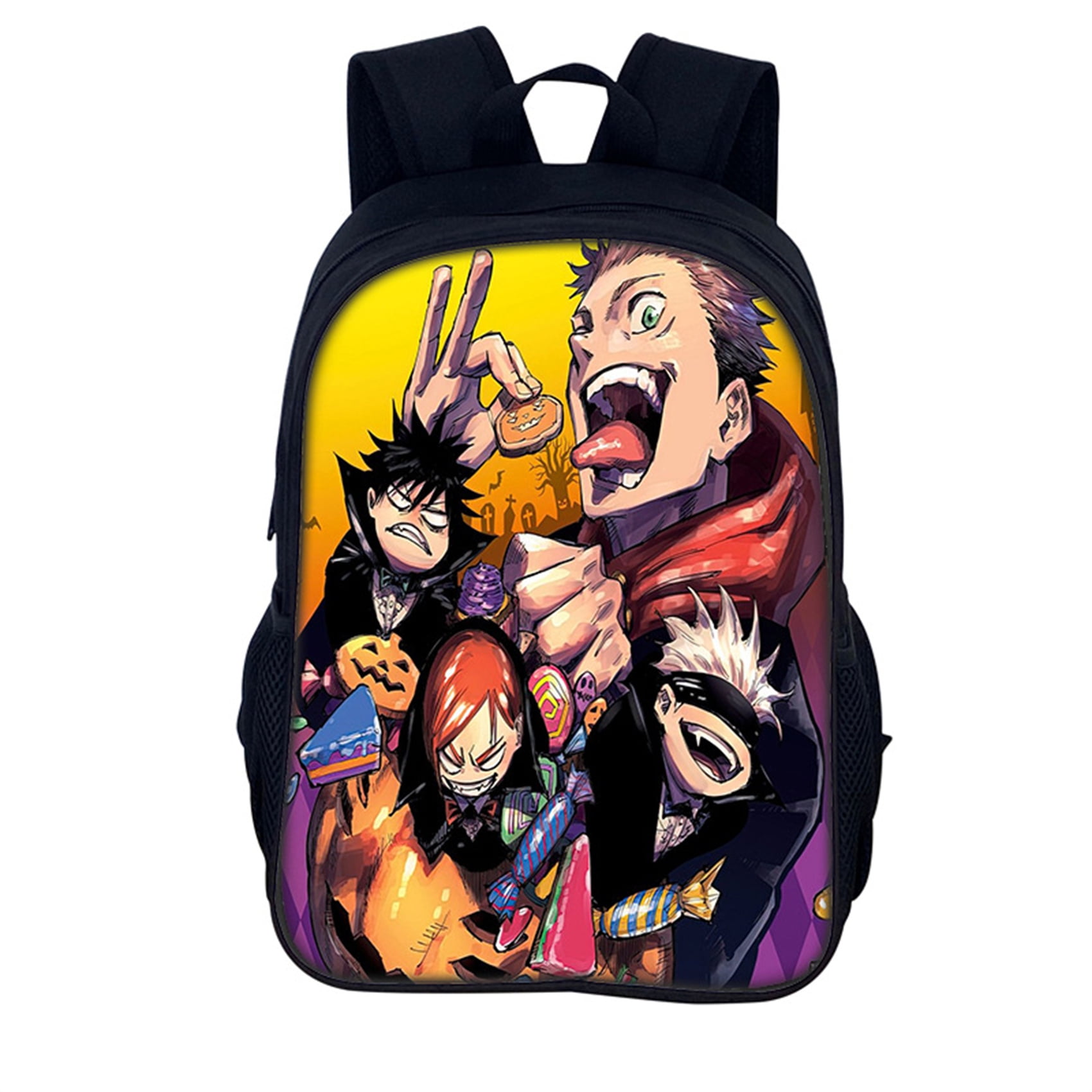 Teens Anime Jujutsu Kaisen Backpack-Student Back to School Lightweight ...
