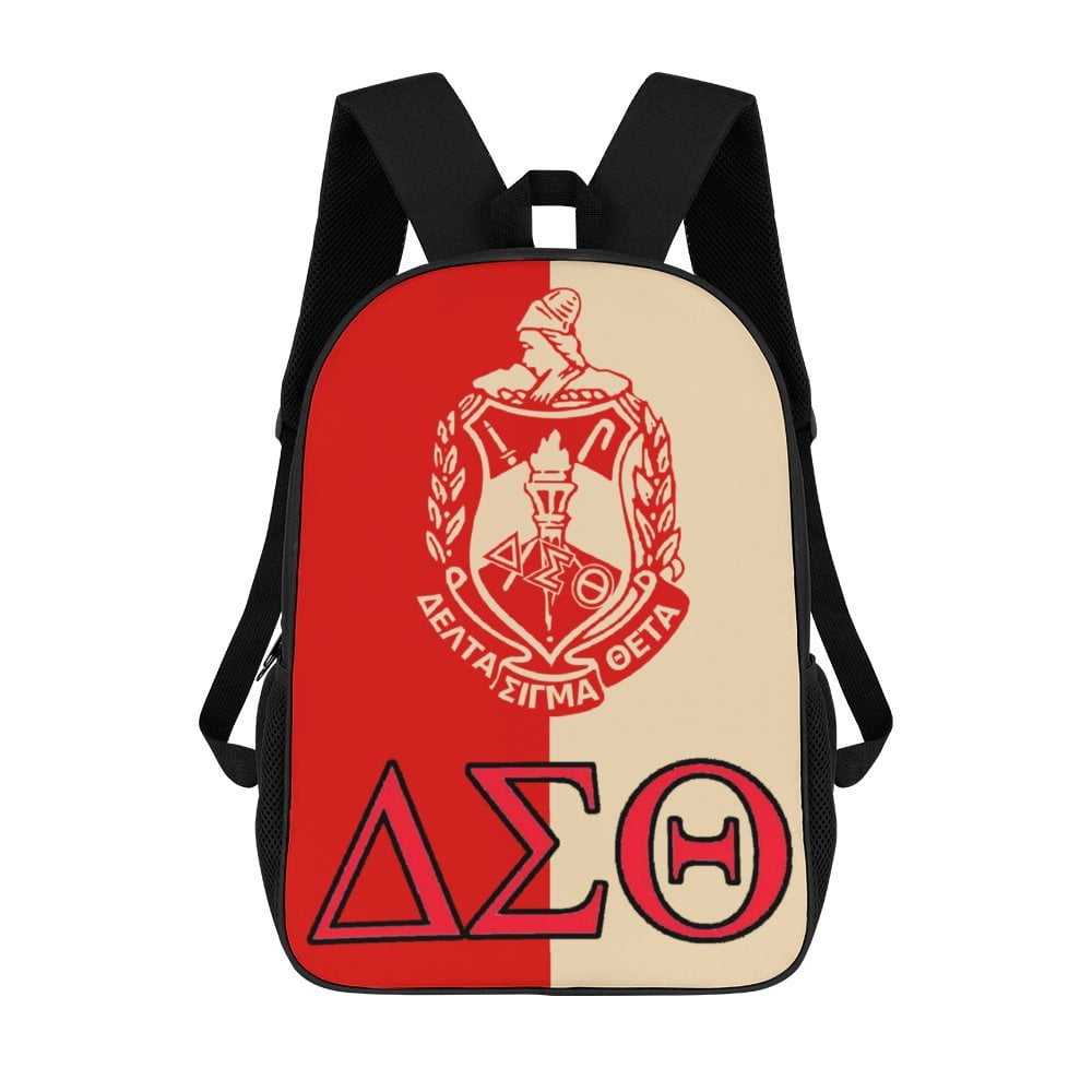 Teens Delta Sigma Theta Backpack student Bag Cartoon Casual School ...