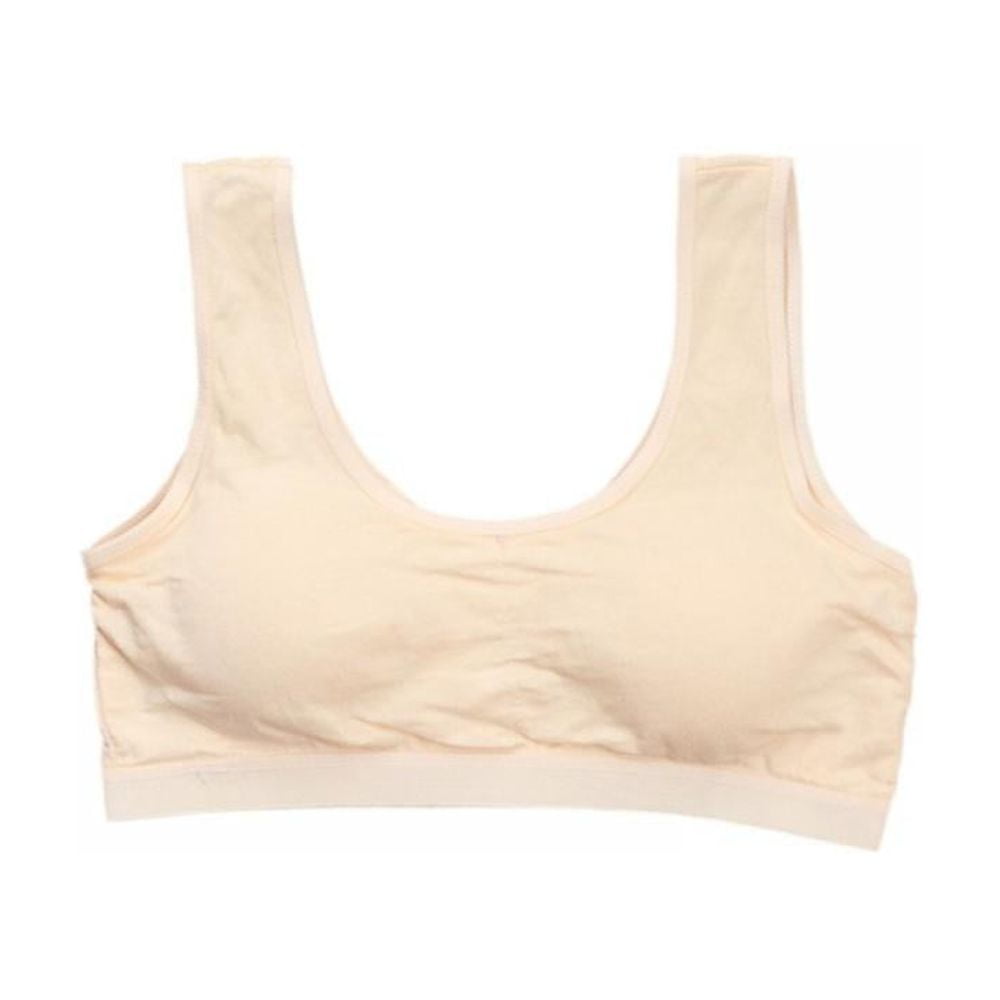 Teens Girls Cotton Training Bras Wireless Thin Padded First Bra for ...