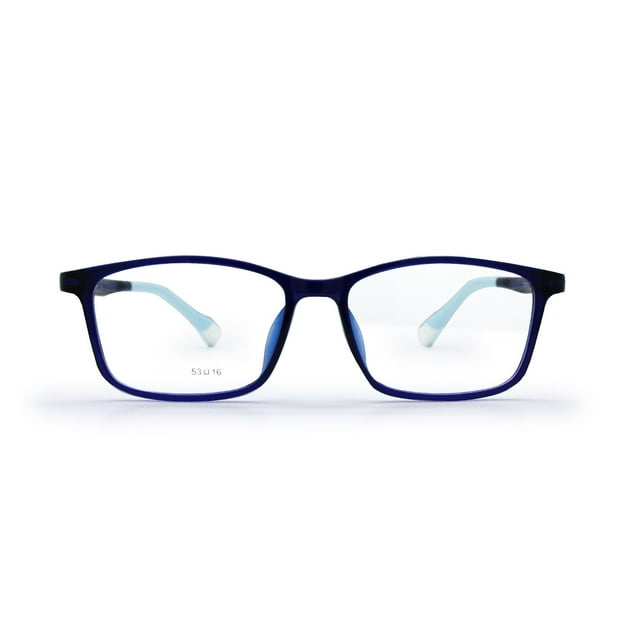 Teens Optical Glasses Plastic Rectangular Frame Spring Hinge Size 53 ...