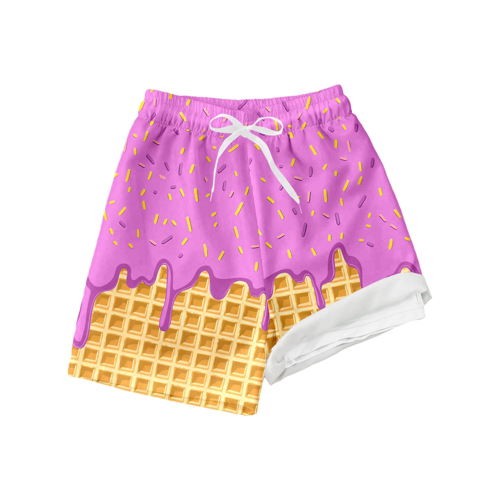 Teens Swimming Trunks for Boys Liner Boys Swimwear Cute Cool Dessert ...
