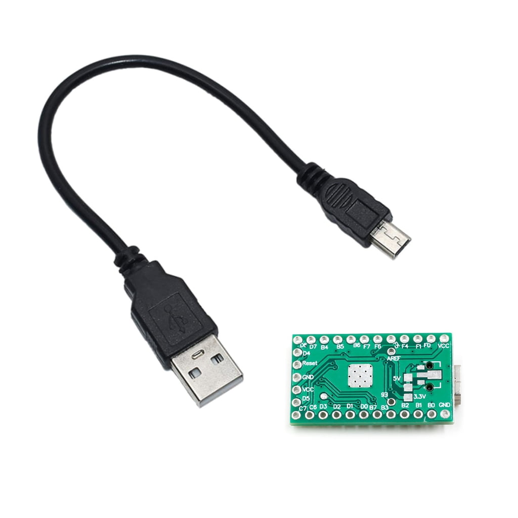 Teensy 2.0 USB AVR Development Board ATMEGA32U4 AVR Microcontroller Development and Learning ...
