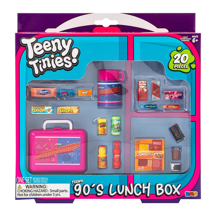 Teeny Tinies! Teeny 90's Lunch Box Playset - Walmart.com