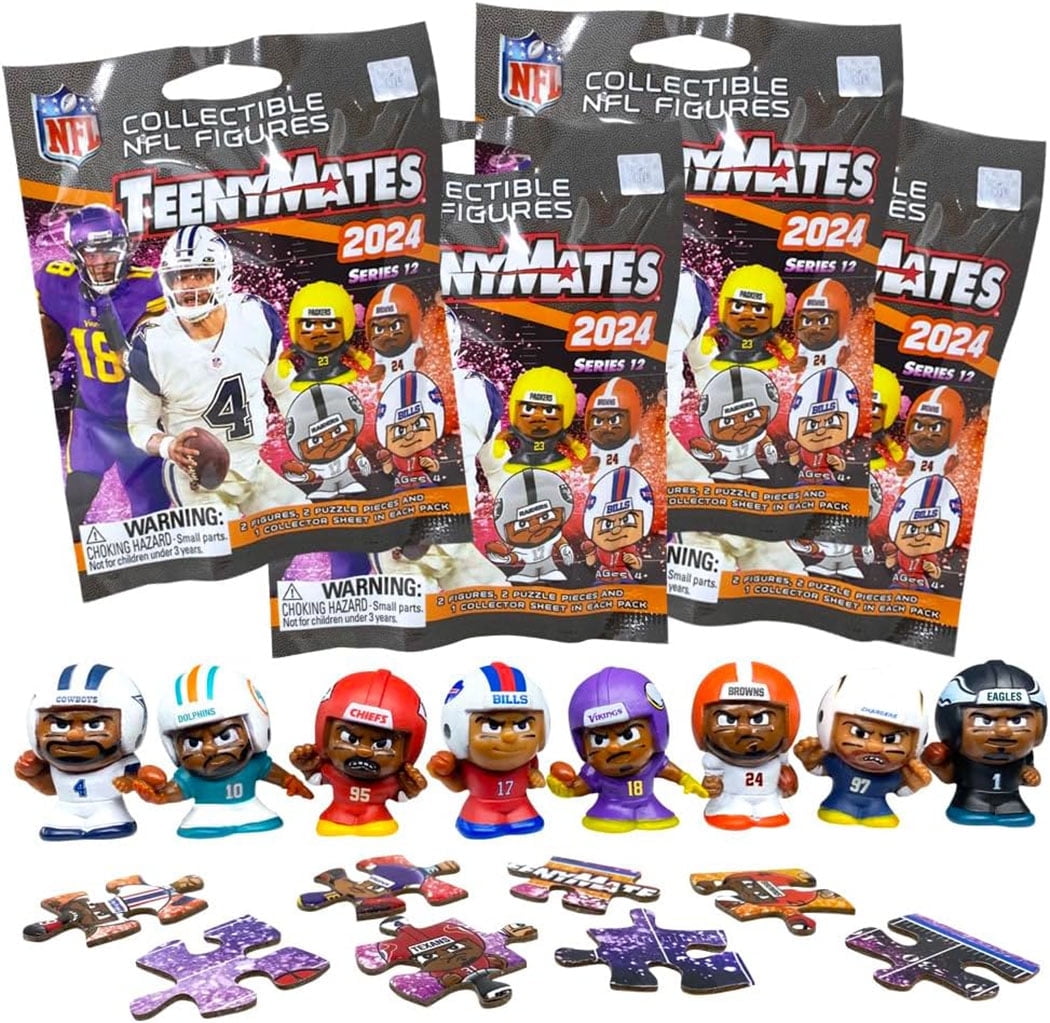 Teenymates NFL 2024 Series 12 Figure - 4 Packs - Walmart.com