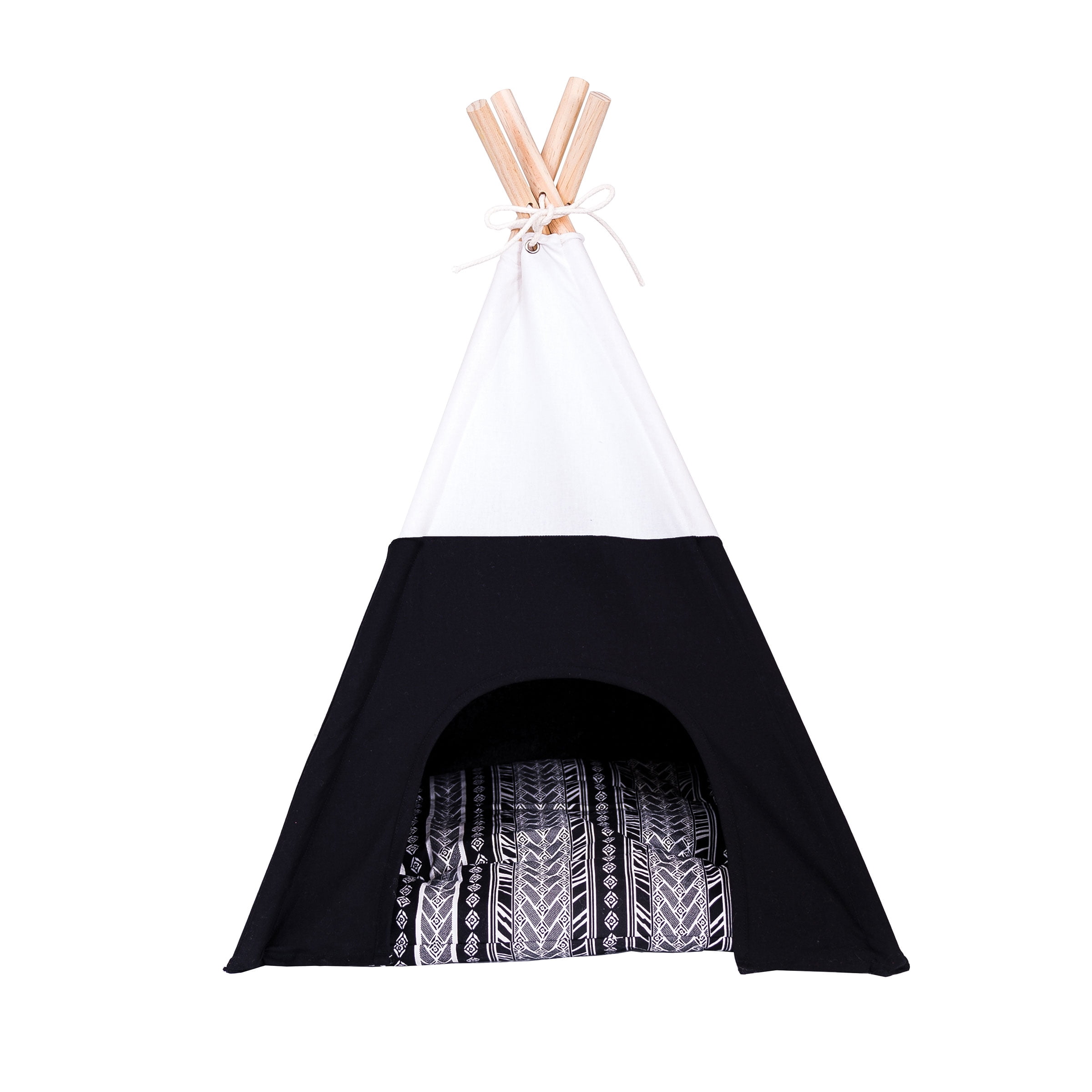 Gallerie II Teepee Pet Bed Black - Walmart.com