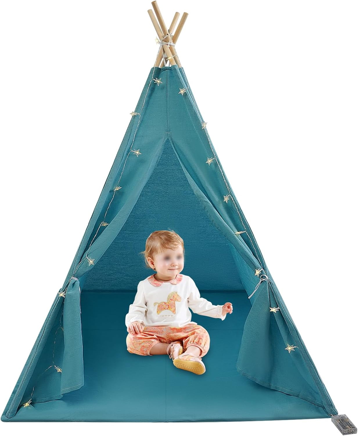 Teepee Tent for Kids, Foldable Kids-Teepee-Tent Toddler Tent with ...