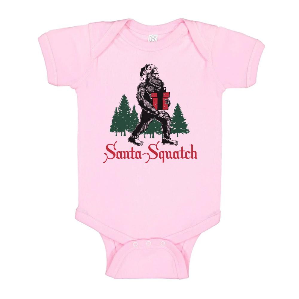 TeesAndTankYou Santa-squatch Christmas Baby Onesie Infant One Piece ...