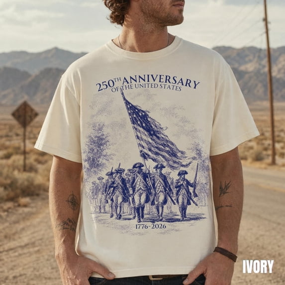 Teeso 250th Anniversary Shirt, America 250 Years Tee, USA 1776-2026 Tee ...
