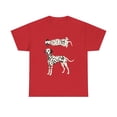 Teeso Dalmatian Illustration Tee | Two Dalmatians on Red Background ...
