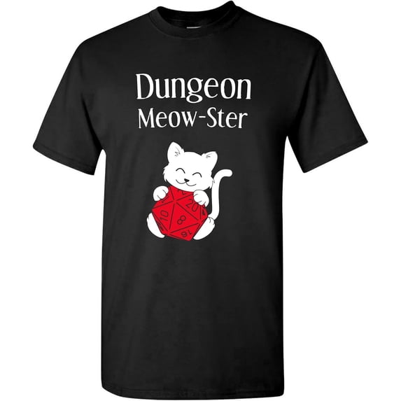 Teeso Dungeon Meowster - Tabletop Role-Playing Game RPG T Shirt, Sand ...
