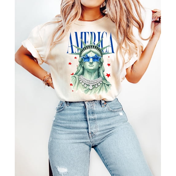 Teeso Graphic T-Shirt, 250th Anniversary Liberty Design, 1776-2026 ...