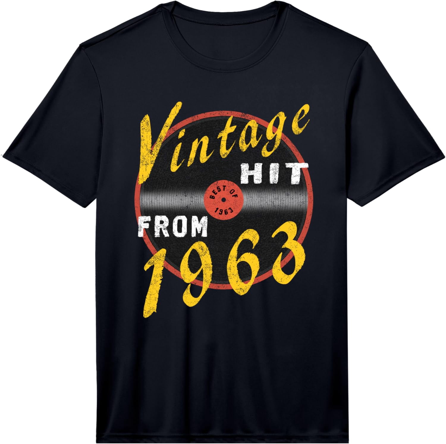 Teeso Mens Vintage Hit from 1963 Vinyl – Born in 1963 Vintage Birthday ...