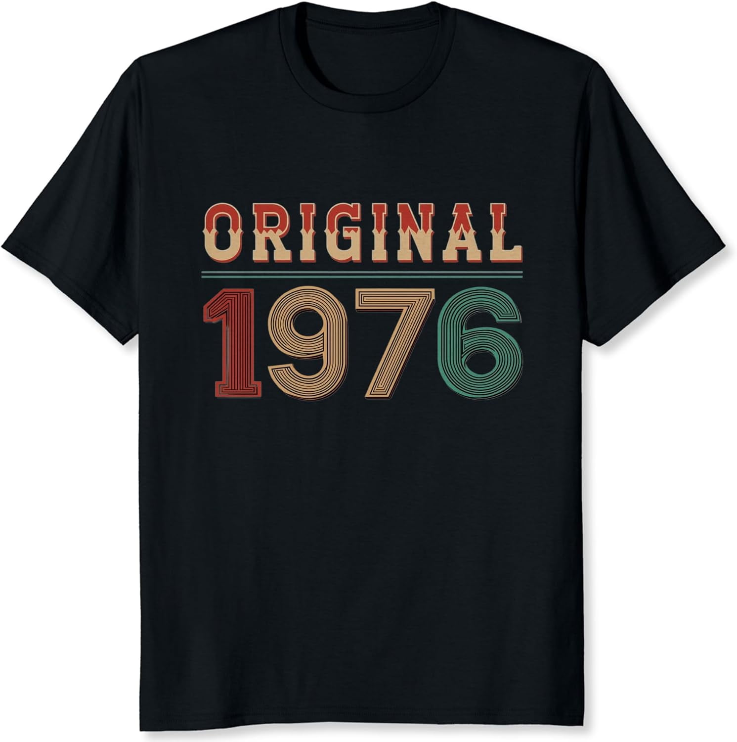 Teeso Original 1976 50th Birthday Shirt Vintage Retro Number Design 50 ...