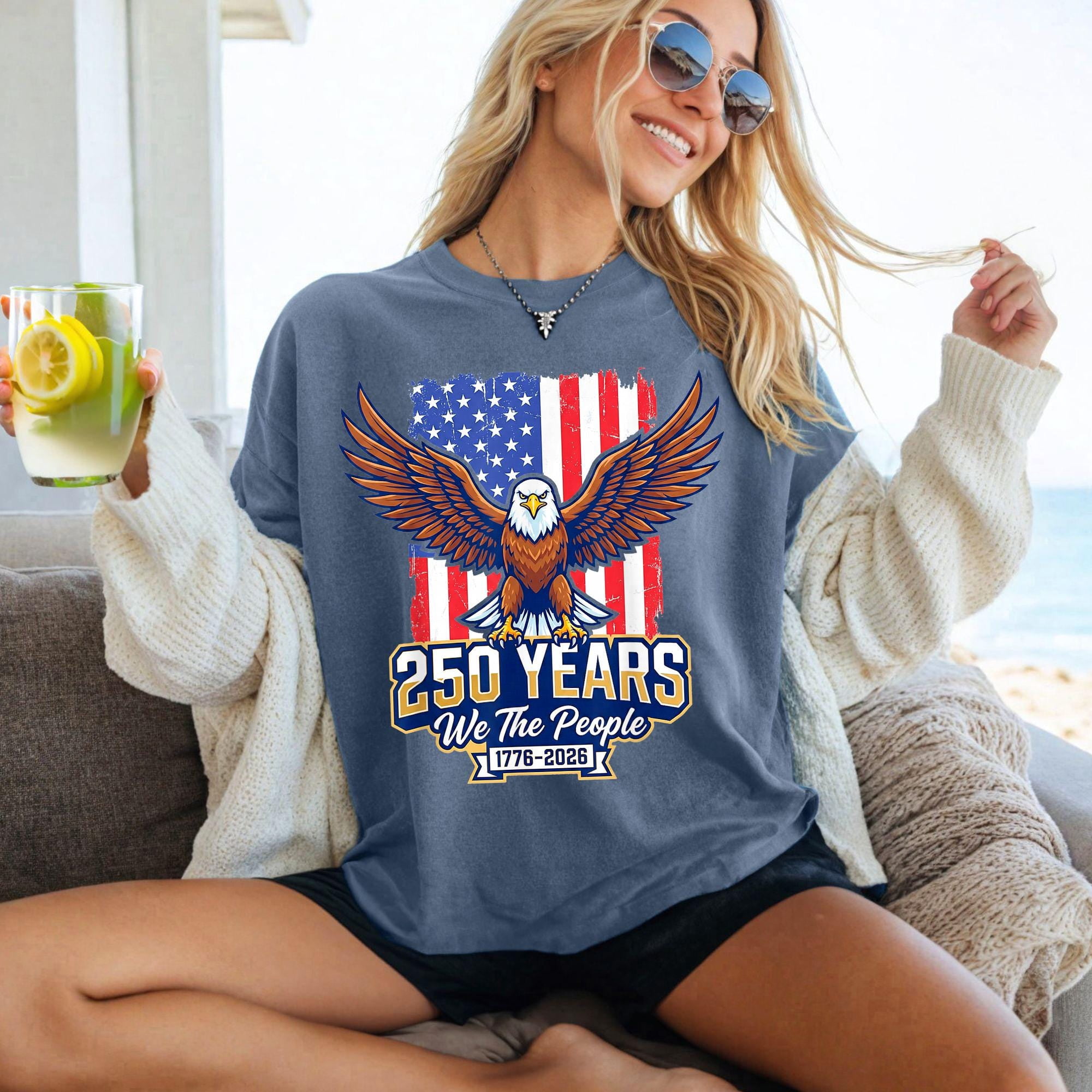 Teeso Semi Quincentennial 250th Anniversary 1776-2026 United States Tee ...