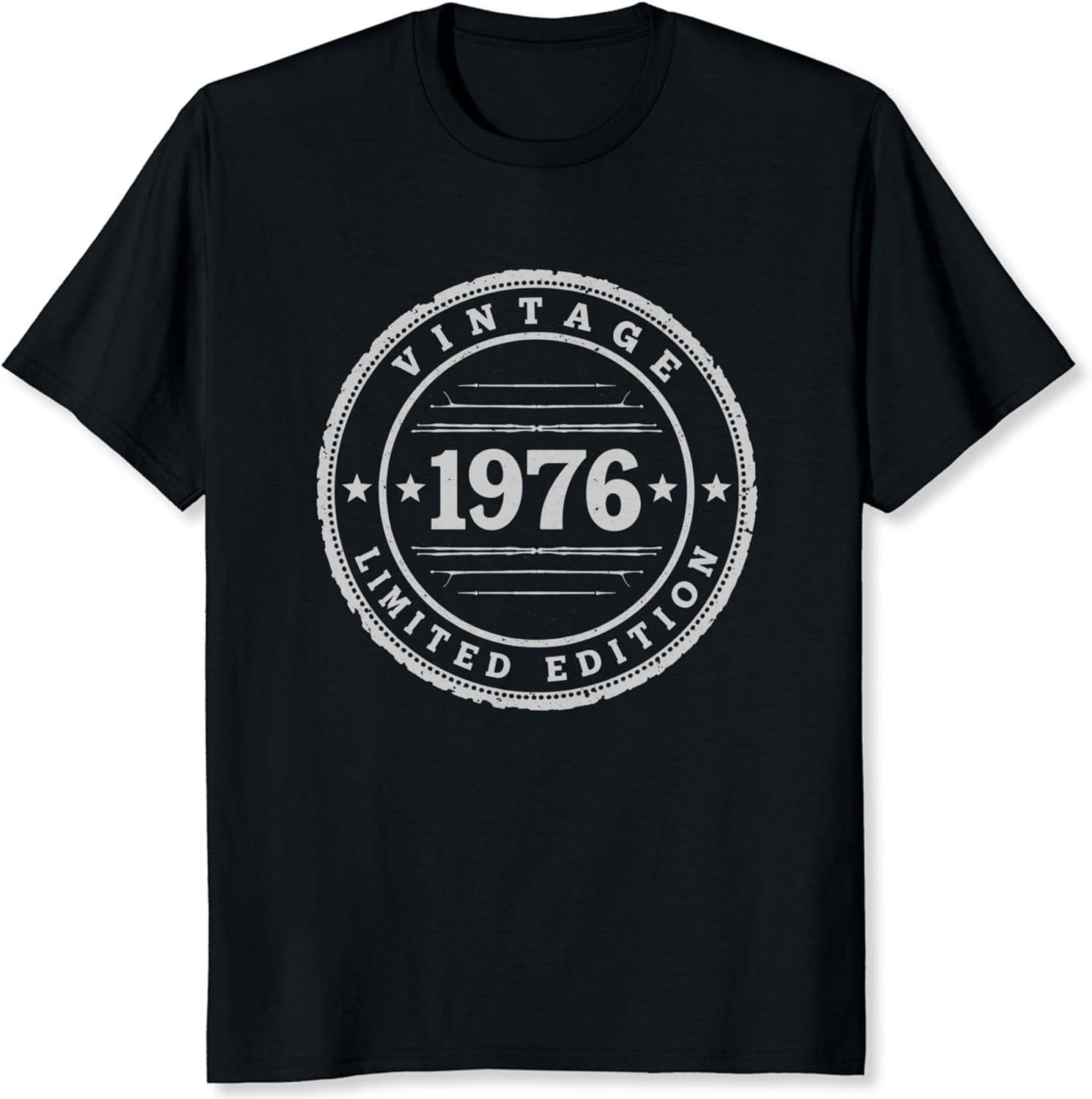Teeso Vintage 1976 50th Birthday Shirt Limited Edition Retro Badge 50 ...