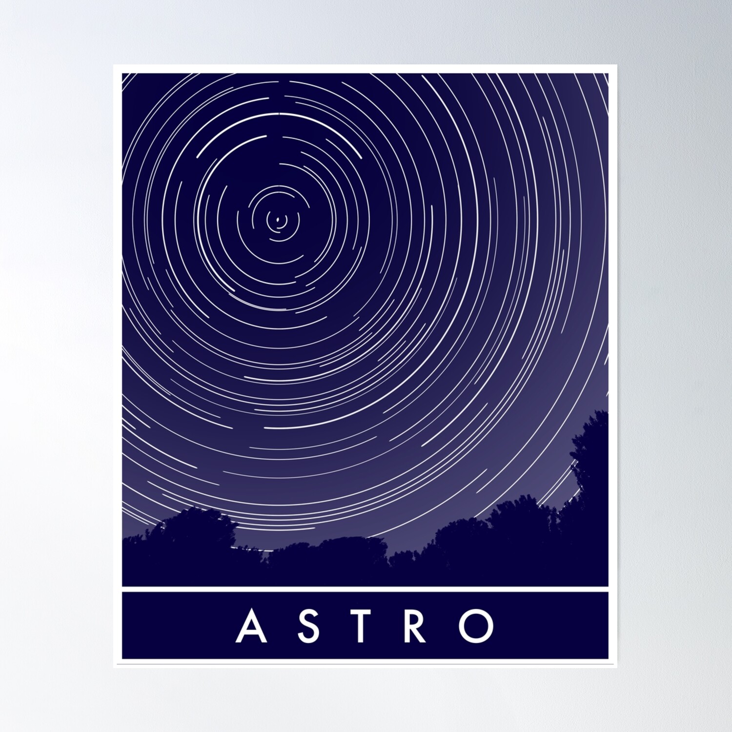Teestar Astro (Dark) Poster Wall Art, Modern Wall Decor, 8x12 UNFRAMED ...