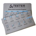 Teeter Better Back Inversion Program Mat, Illustrated Stretches, Floor ...