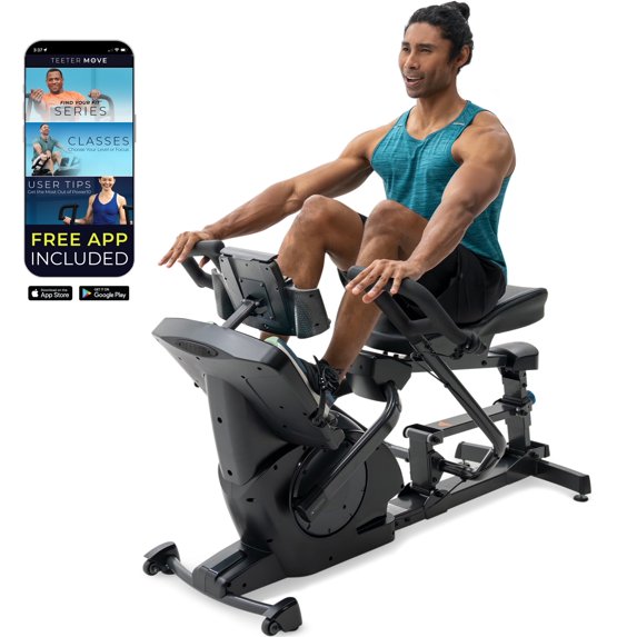Teeter Power10 MAX Rower - 2-Way Magnetic Resistance, Bluetooth HRM ...