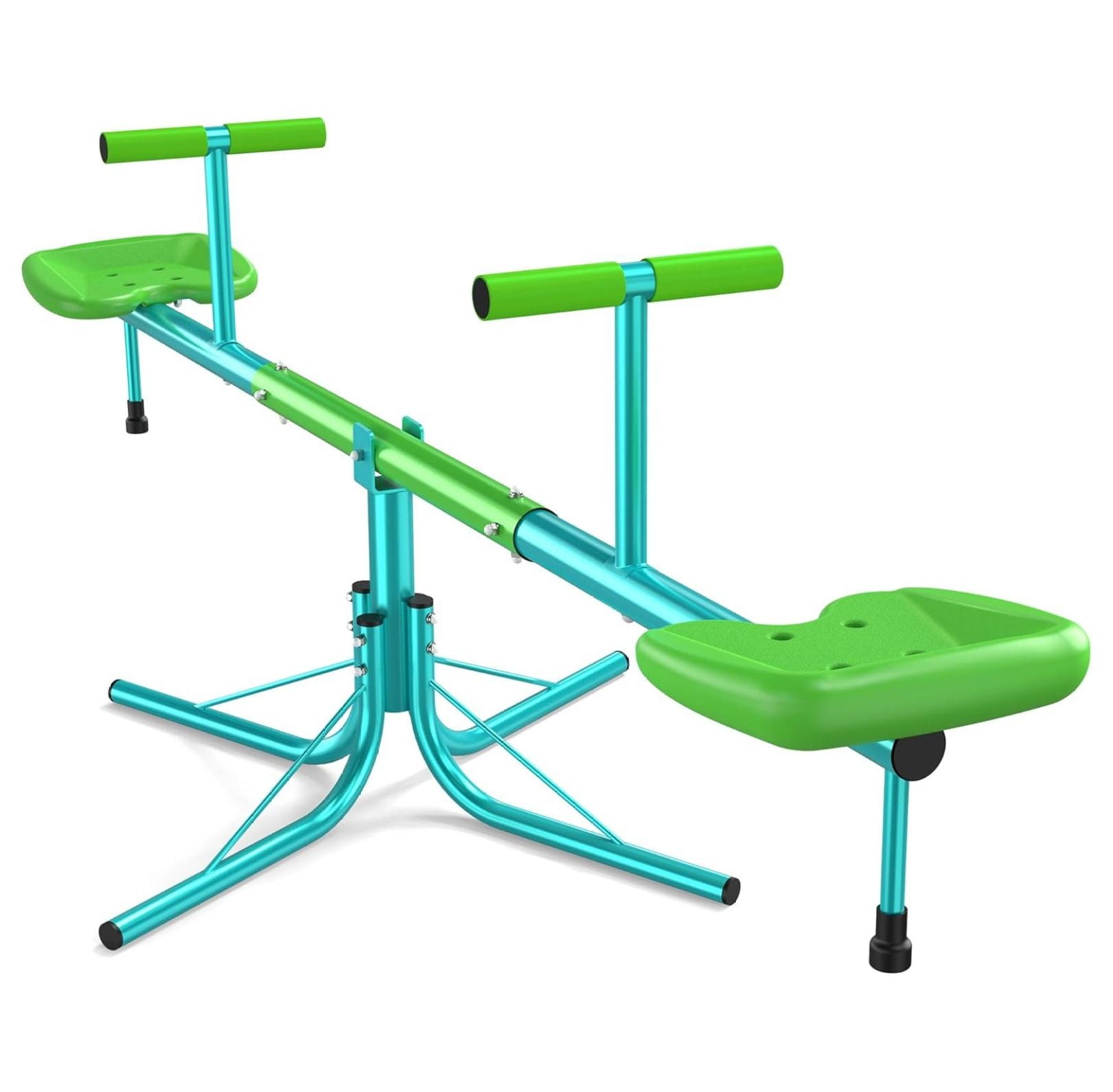 Teeter Totter,360lbs Sit and Spin Seesaw,Heavy-Duty 360°Rotating,Kids ...