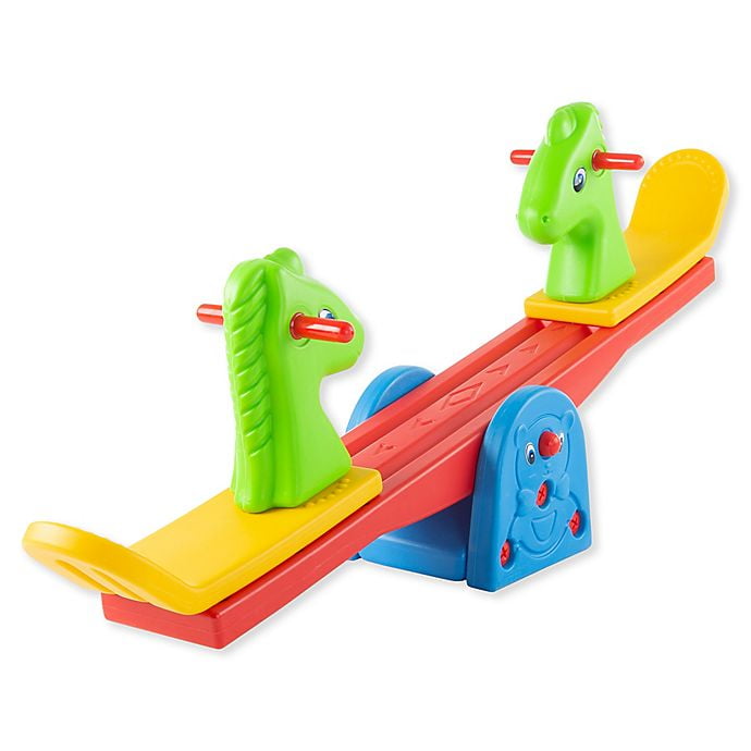 Teeter Totter Seesaw Indoor Outdoor Kids Toddlers Rocking Toy - Walmart.com