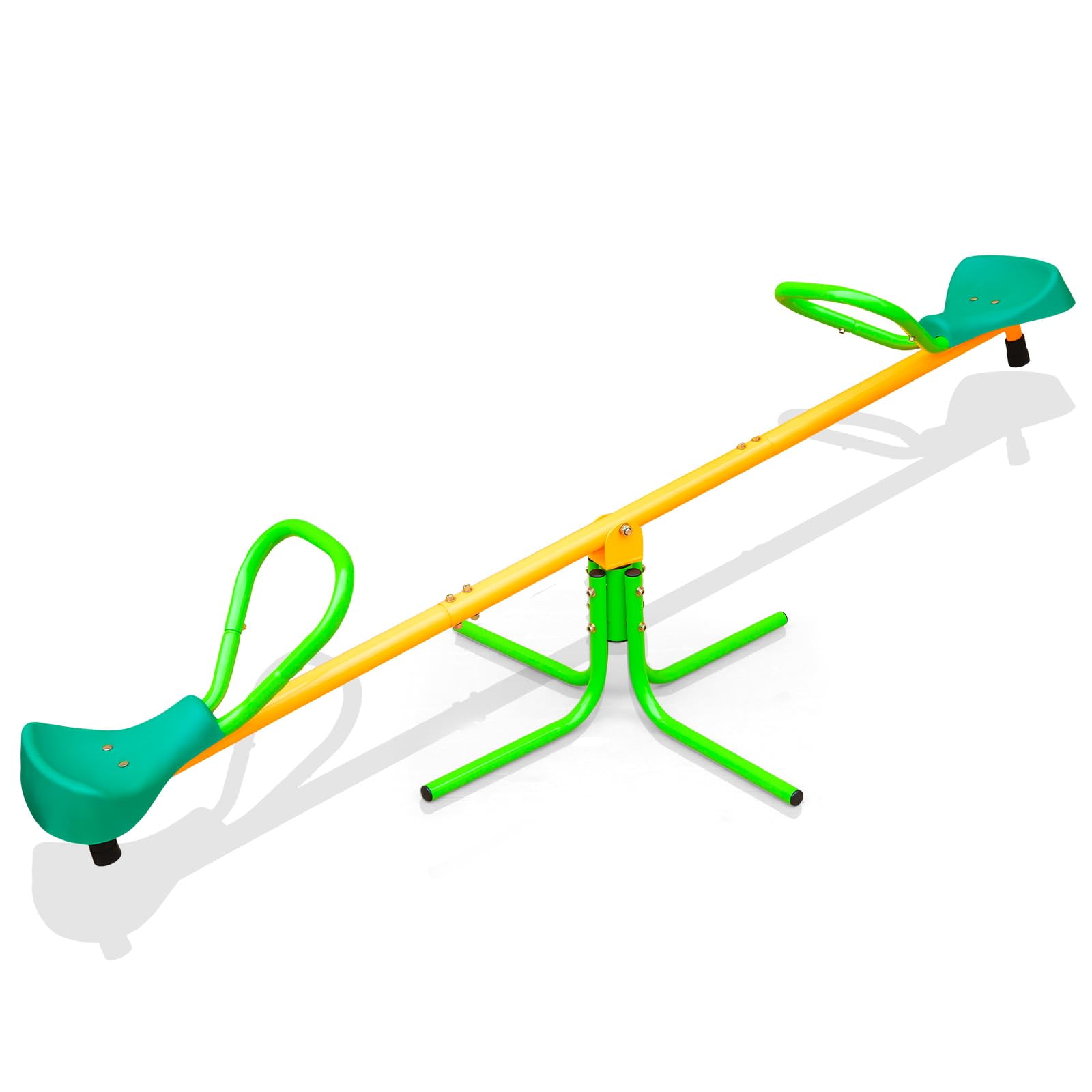 Teeter Totter for Kids Outdoor, 360° Seesaw for Toddlers Age 2-5 6 7 8 ...
