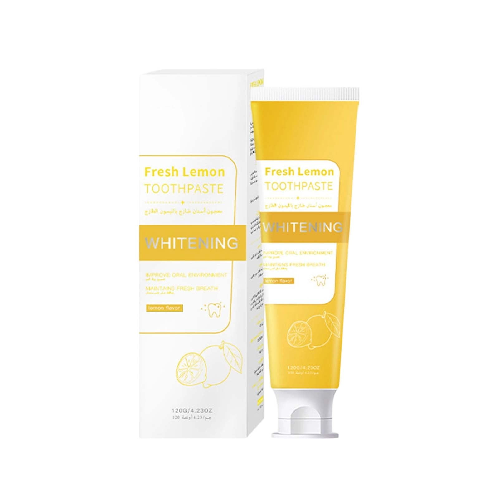 Teeth Care Clearance, 120g Fresh Lemon Toothpaste Revitalize Your Oral ...