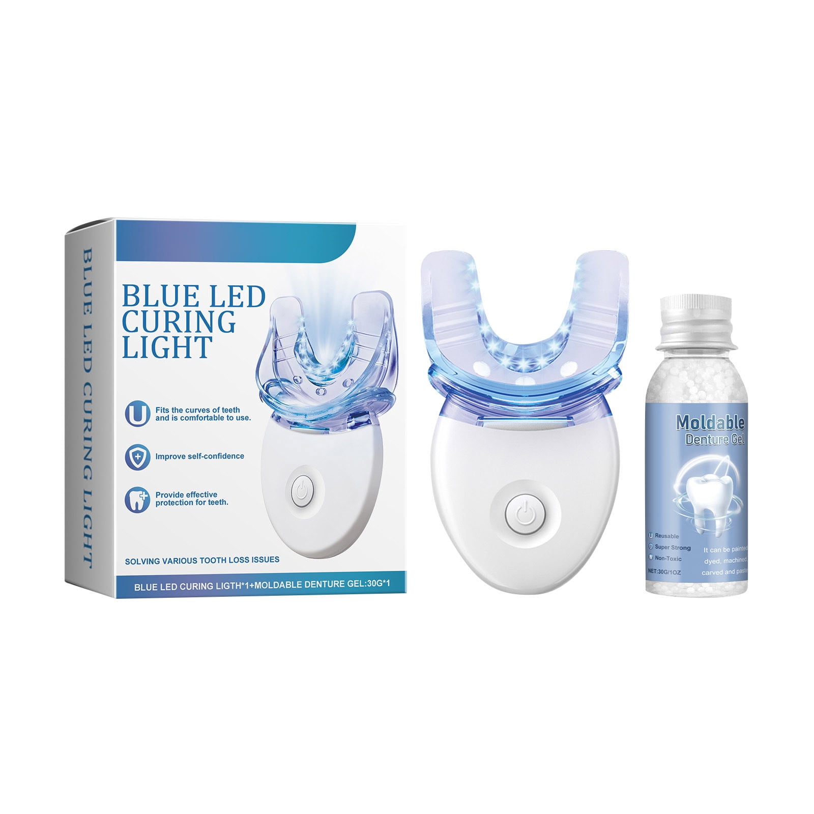 Teeth Care Kit for and Enhanced Shine with 30ml Formula - Walmart.com