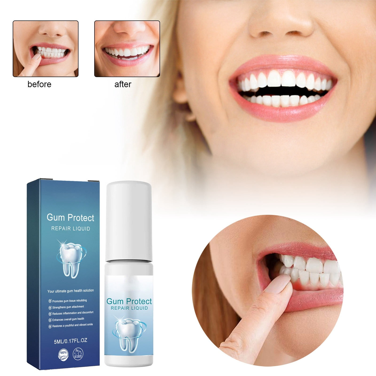Teeth Cleaning Products Artificial Teeth Replacement Toothpaste Topper ...
