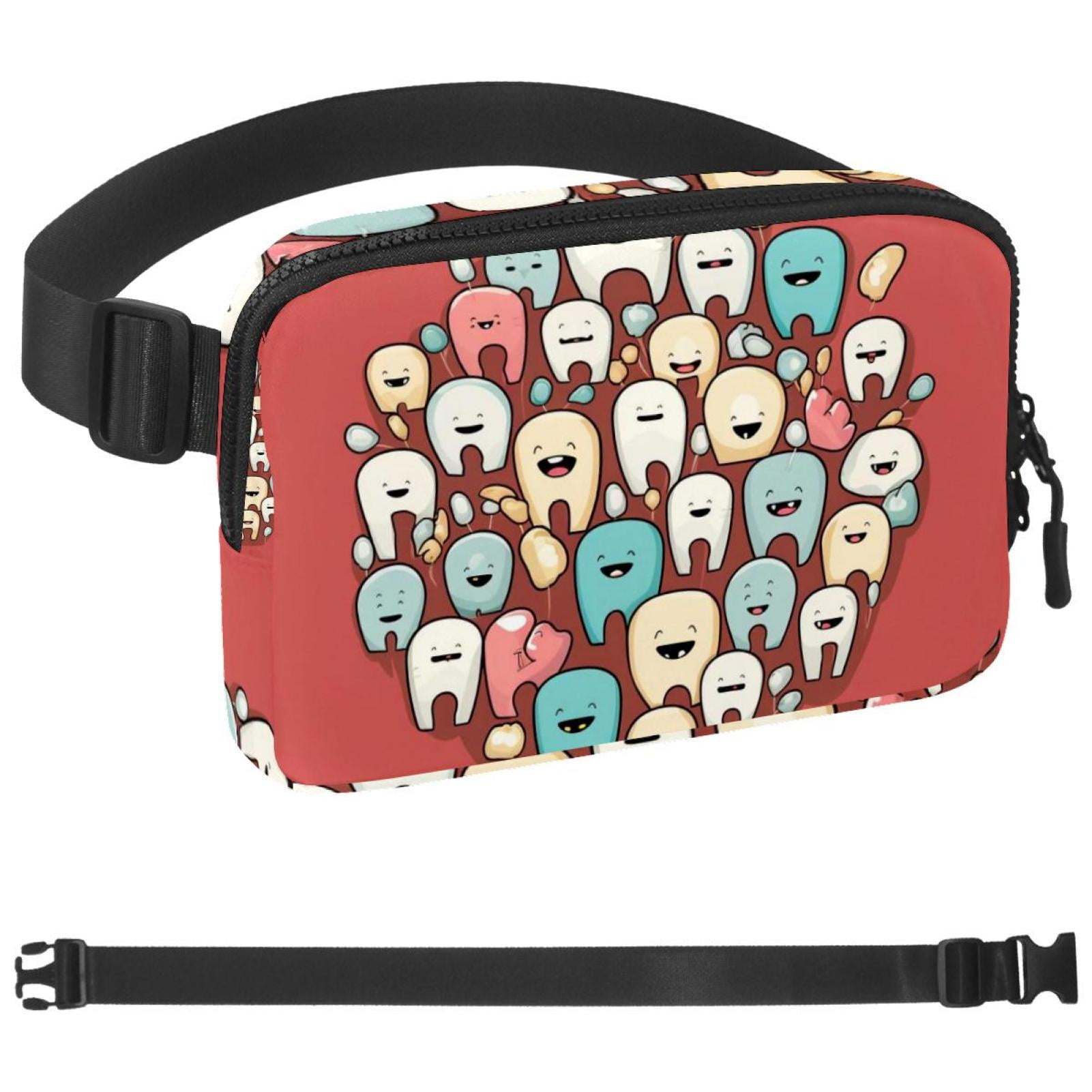 Teeth Fanny Pack, Gifts for Enjoy Sports Festival Workout Traveling ...