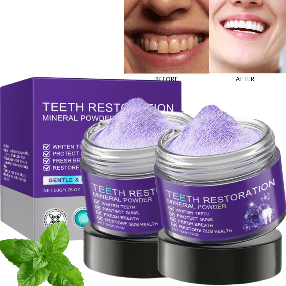 Teeth Mineral Restoration Powder, Organic Teeth Mineral Restoration ...