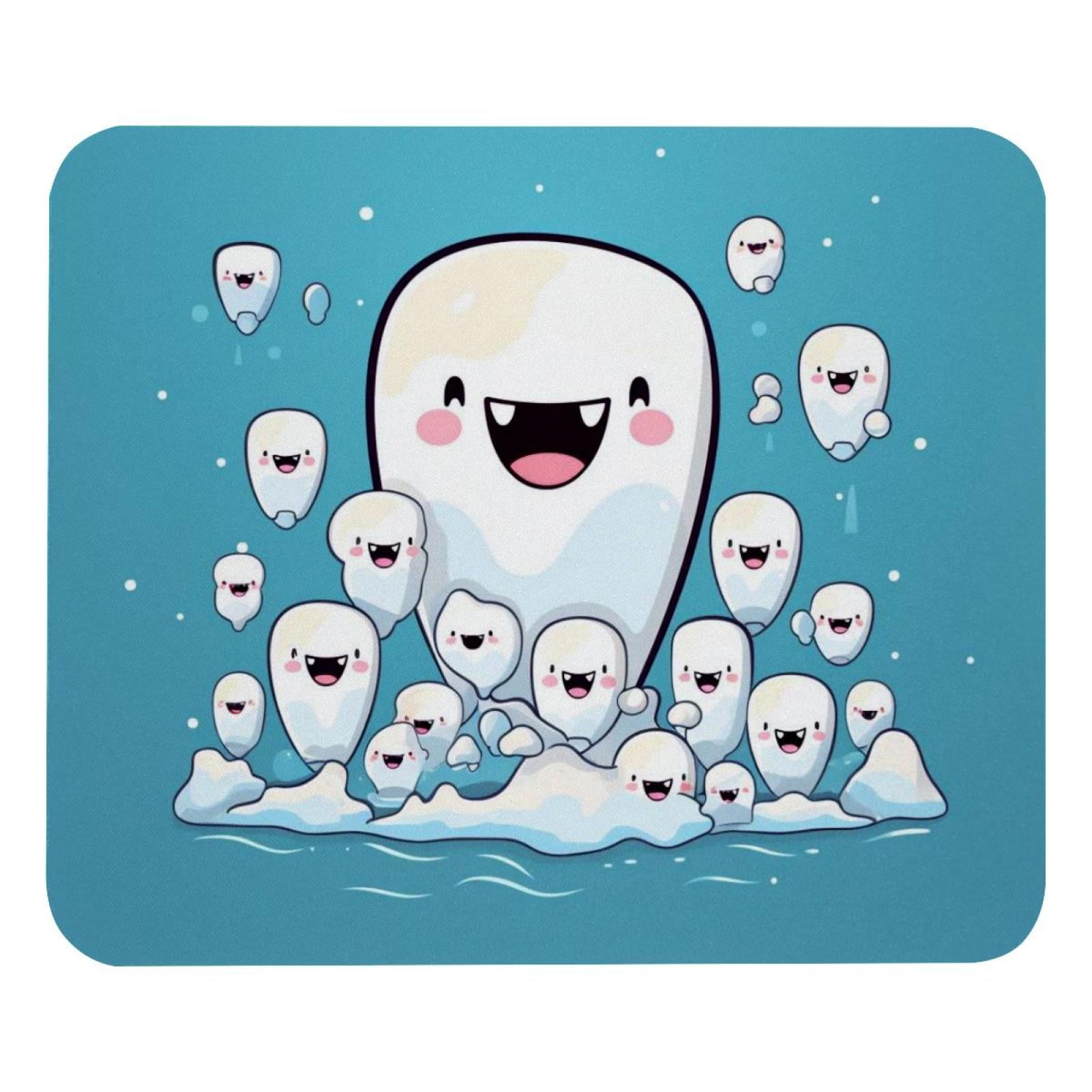 Teeth Mouse Pad, Cloth with Rubberized Base - Walmart.com