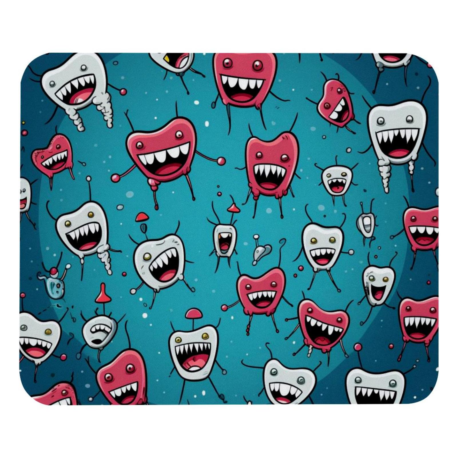 Teeth Mouse Pad, Personality Design Rubber Base for Office Decor for ...