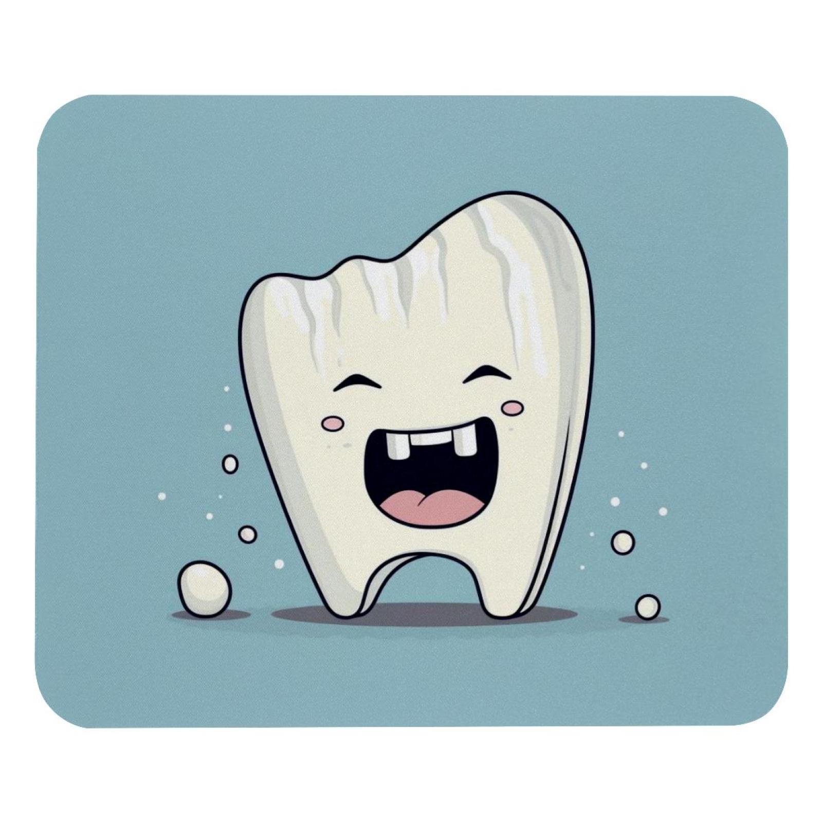 Teeth Mouse Pad for Laptop Wireless Mouse Home Office Travel, Portable ...