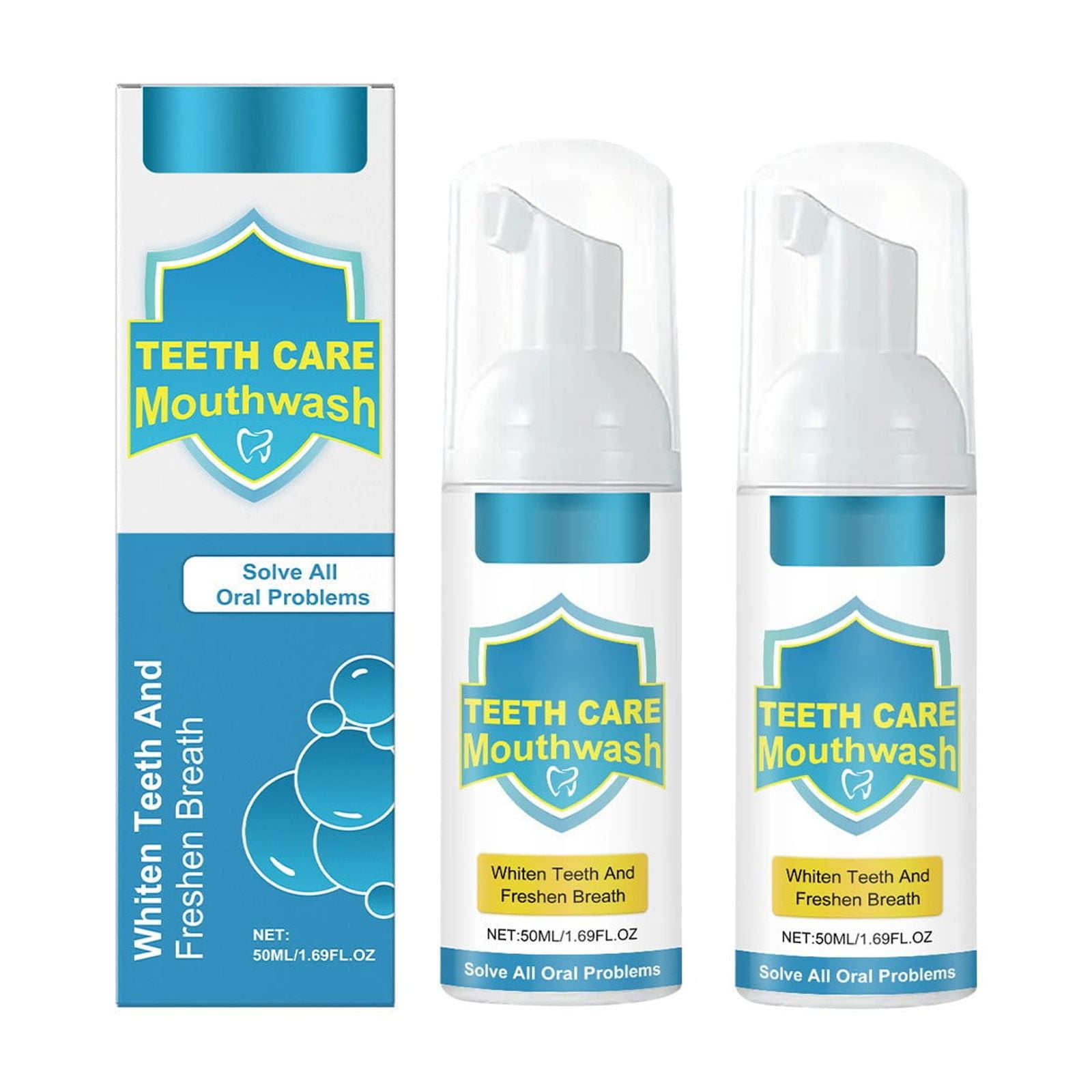 Teeth Mouthwash, Herbal Brightening Oral Repair Foam, Teeth Whitening ...