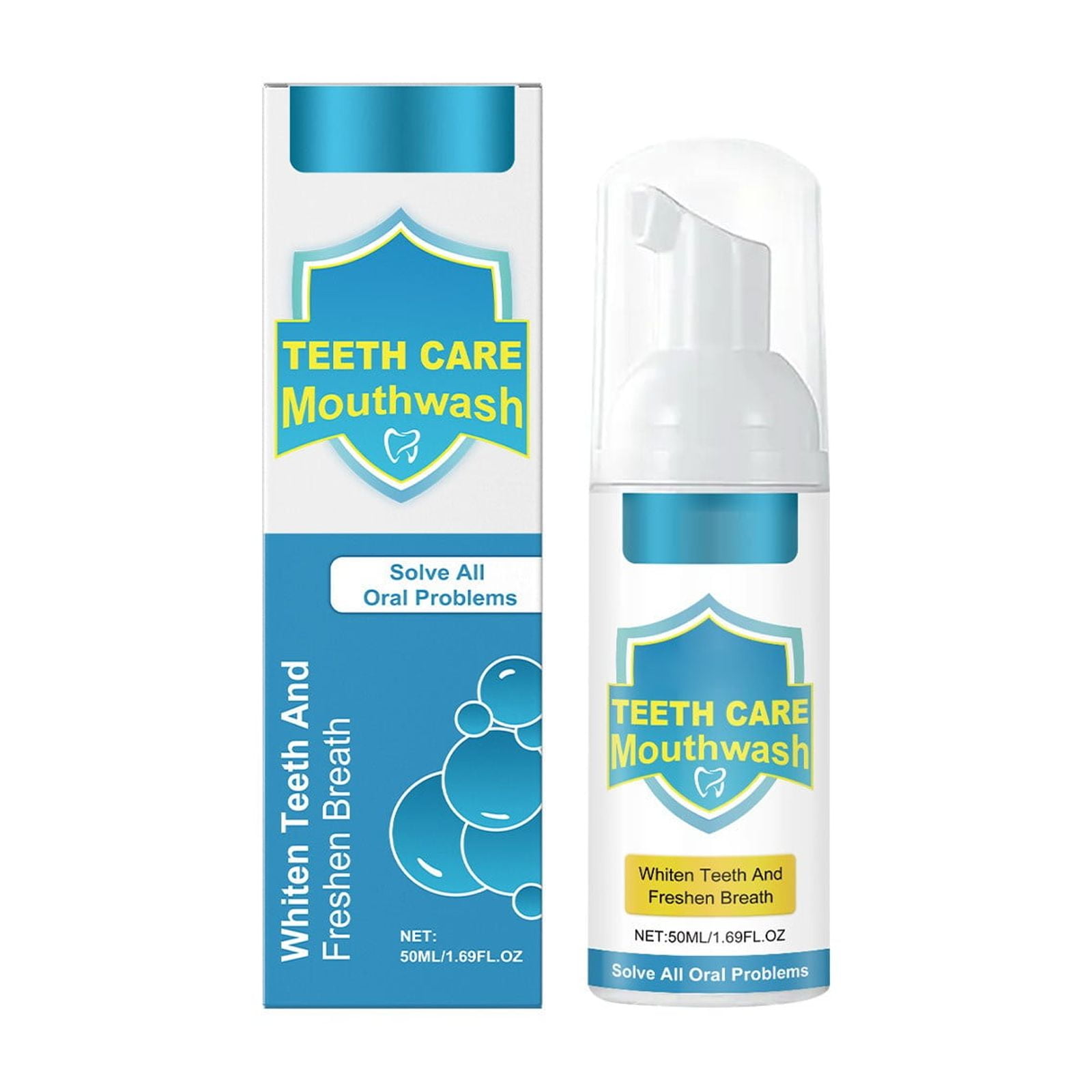 Teeth Mouthwash, Herbal Brightening Oral Repair Foam, Teeth Whitening ...