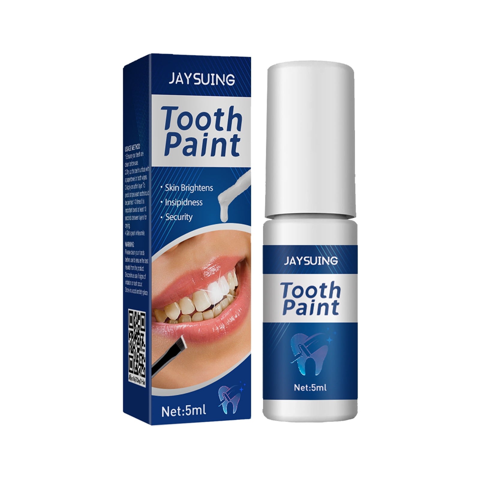 Teeth Paint, Instant Cosmetic Tooth Paint, Tooth Polish Uptight White ...