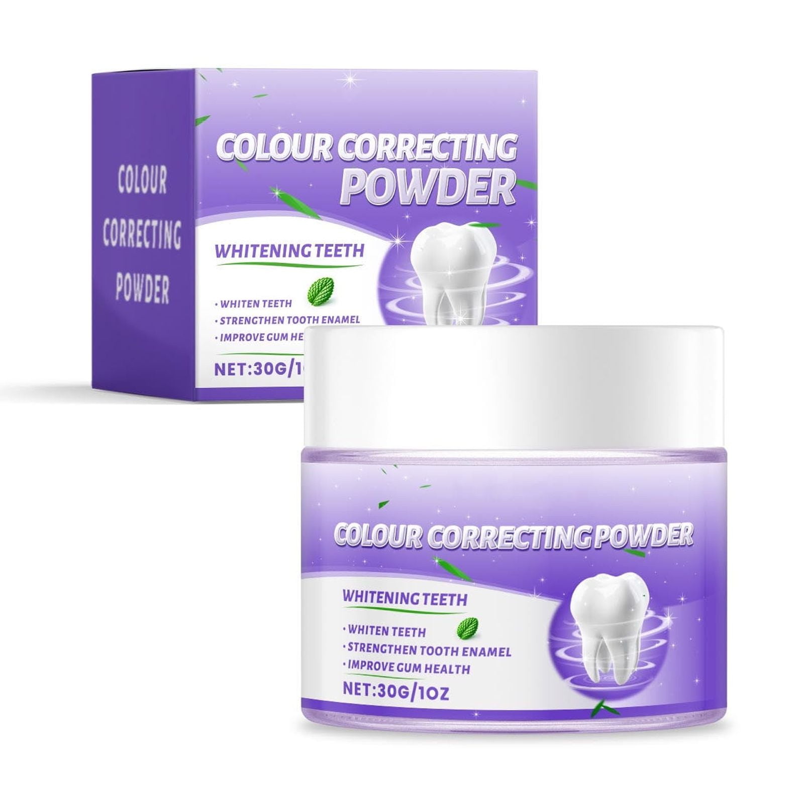 Teeth Repair Whitening, Tooth Mineral Powder for Fresh Breath, Tooth ...