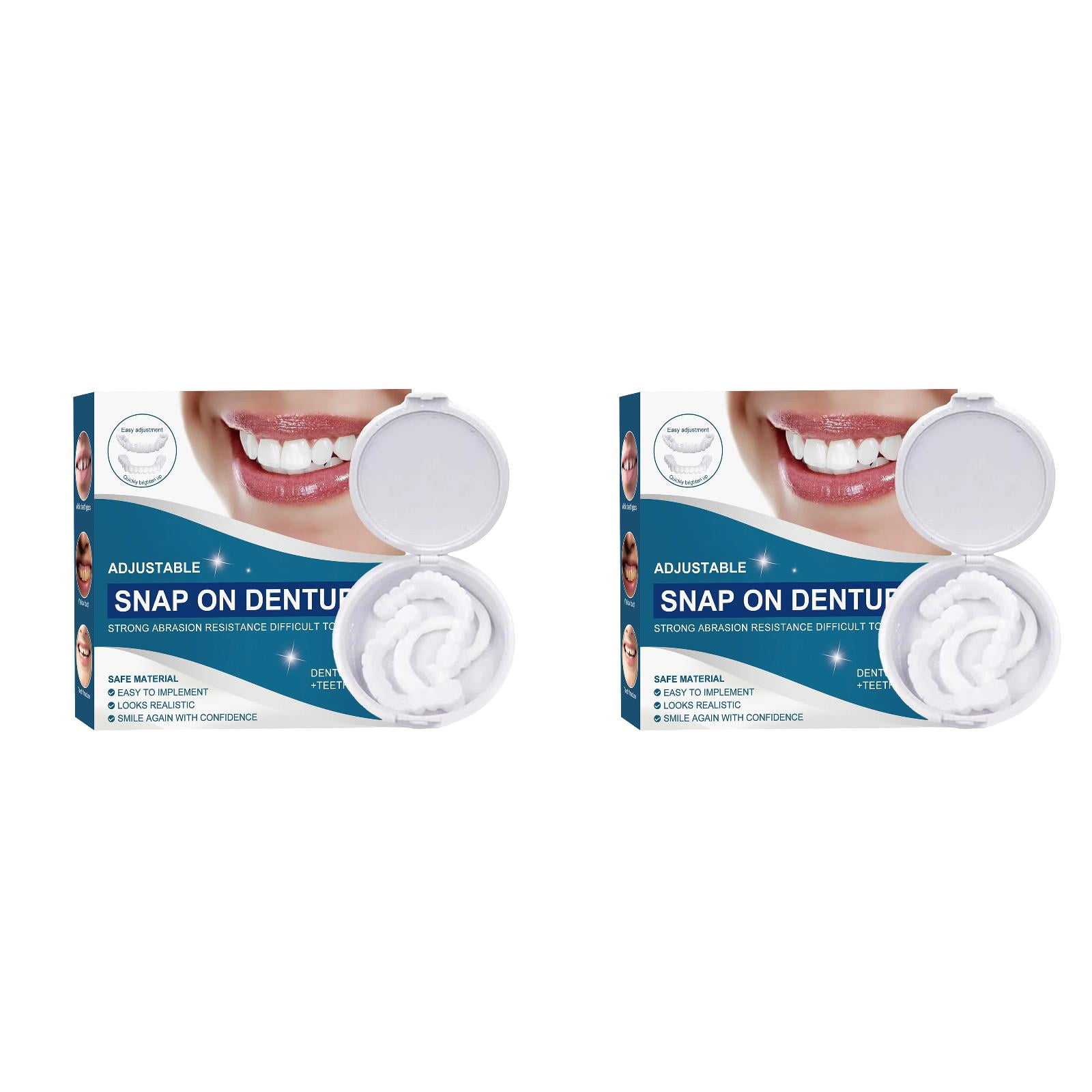 Teeth Replacement Kit for Restoration Veneers,Adjustable Snap On,Top ...