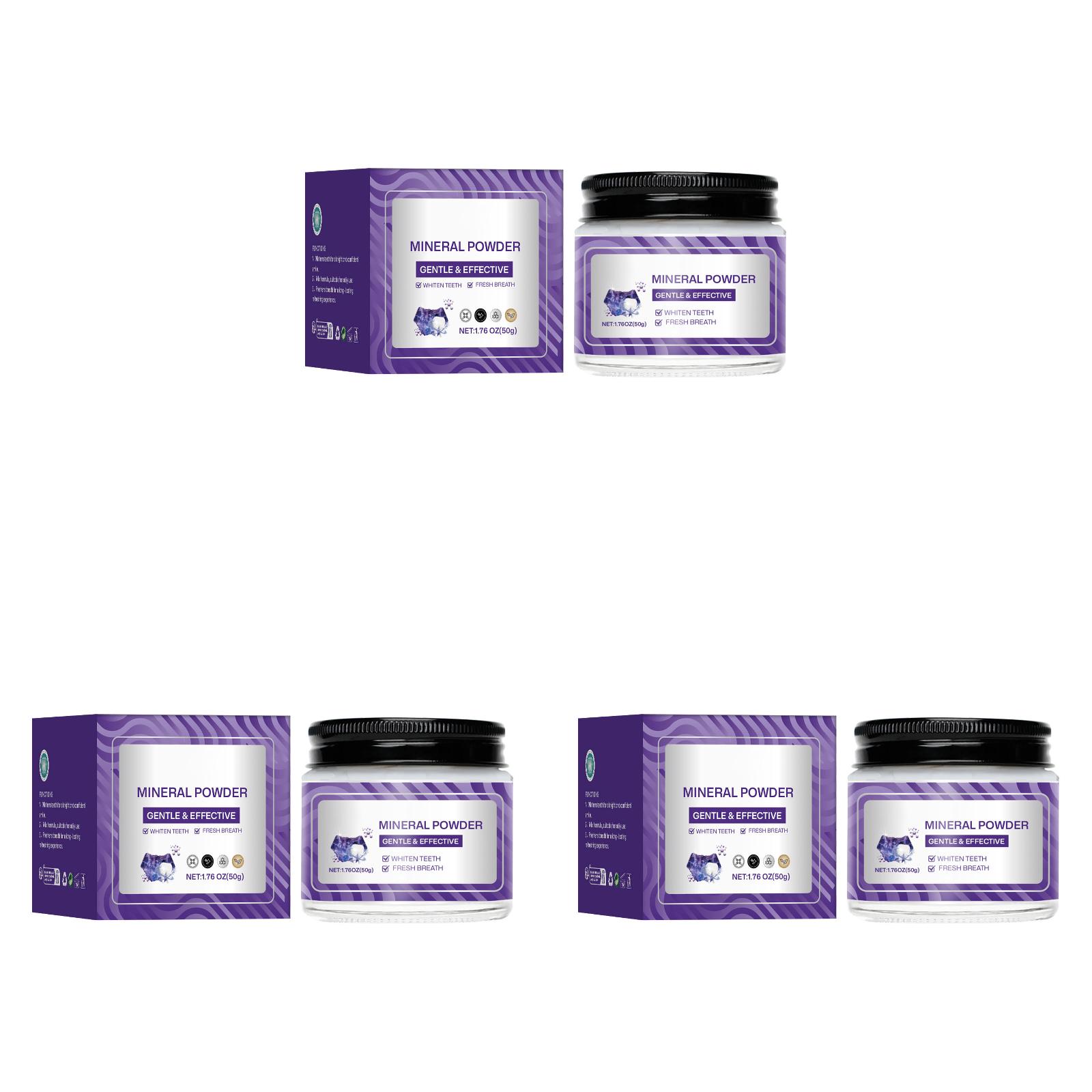 Teeth Restoration Mineral Powder 1.76 oz,Mineral toothpaste 4.23 oz ...