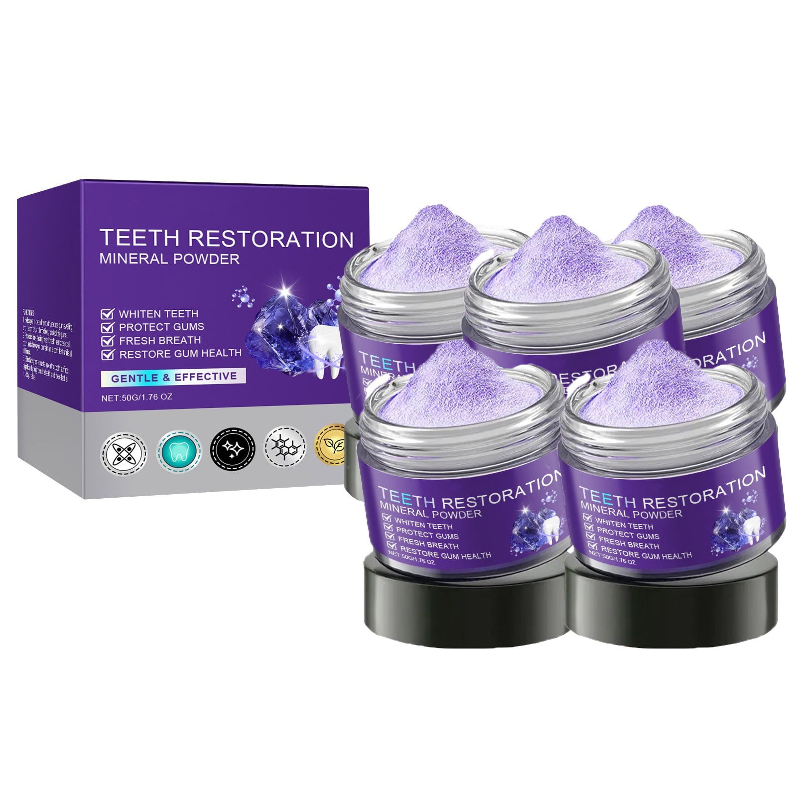 Teeth Restoration Mineral Powder - Effective in Strengthening Teeth and ...