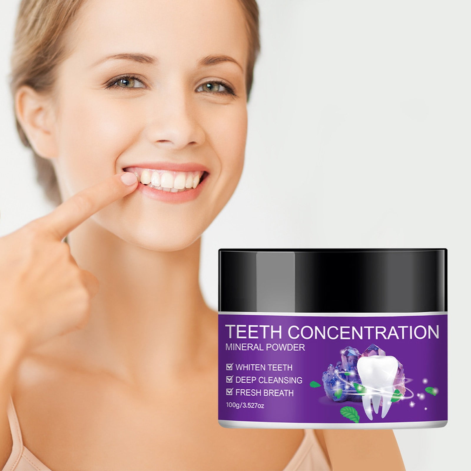 Teeth Restoration Mineral Powder Mineral Tooth Powder for Freshen ...