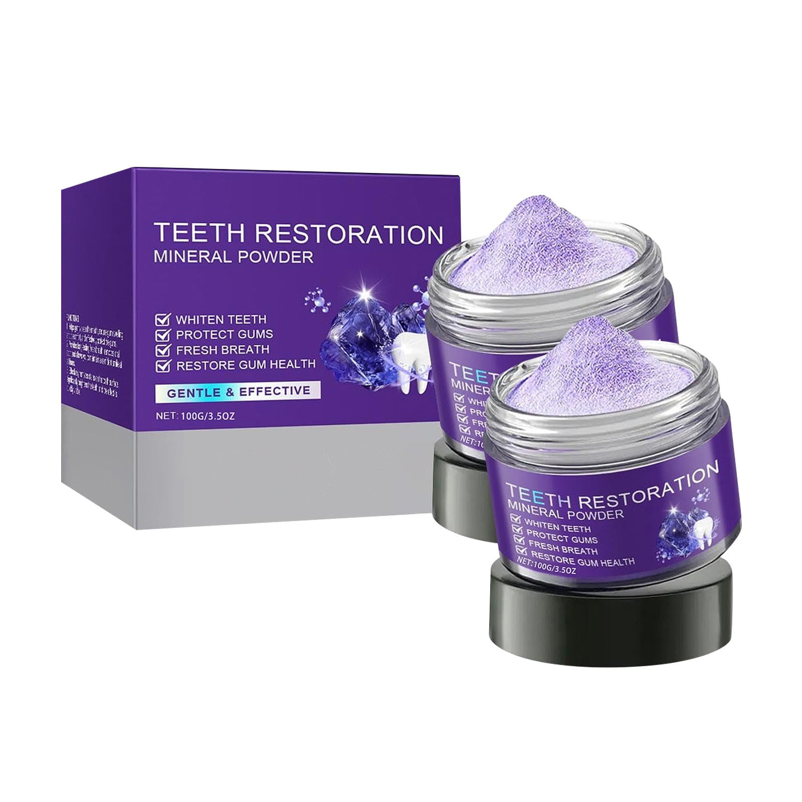 Teeth Restoration Mineral Powder,Mineral Tooth Powder, Teeth Whitening ...