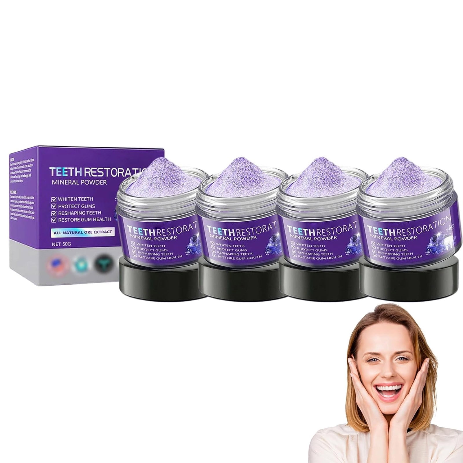 Teeth Restoration Mineral Powder,Mineral Tooth Powder,freshen Breath ...