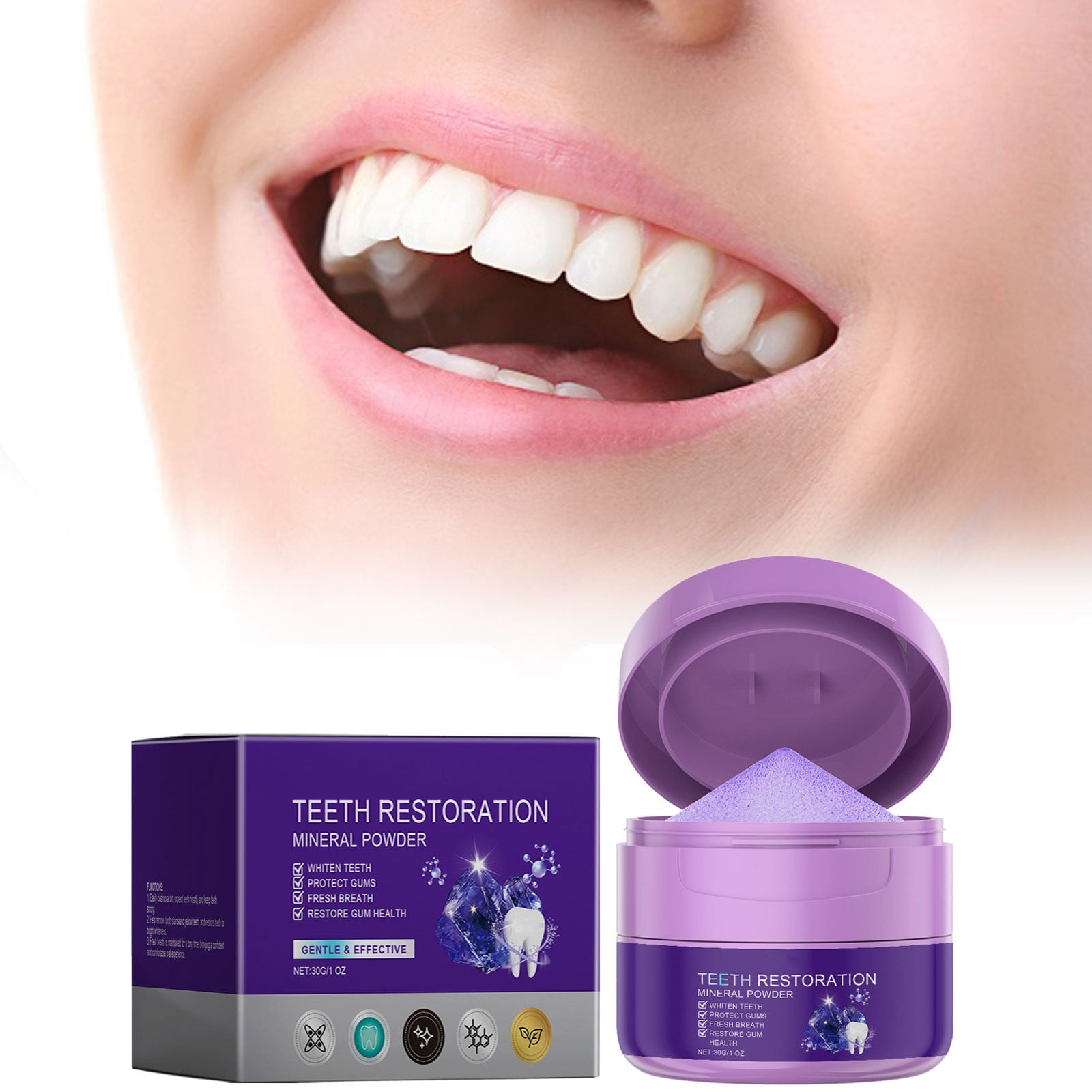 Teeth Restoration Mineral Powder,Oyikey Tooth Restoration Mineral ...