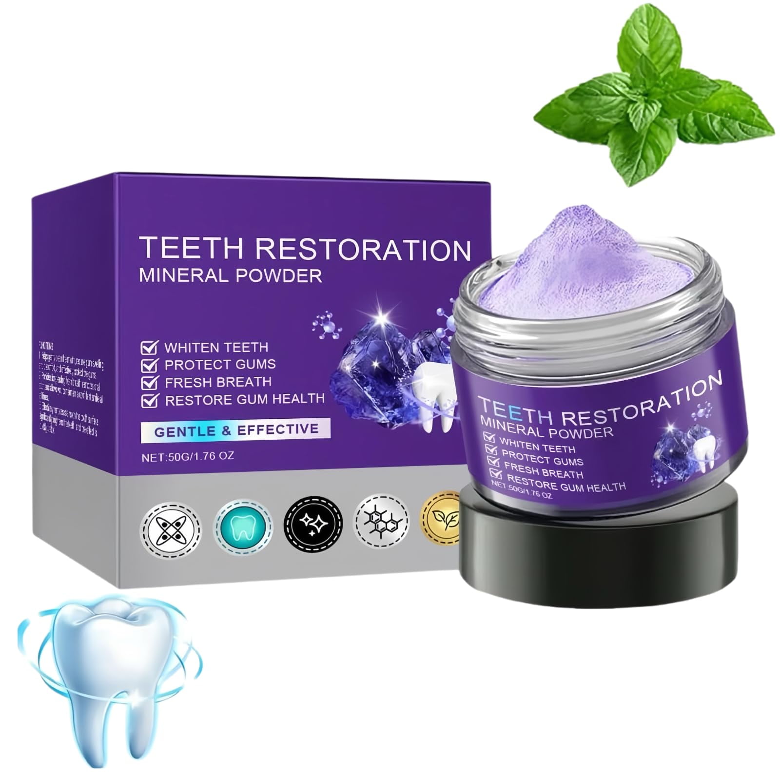 Teeth Restoration Mineral Powder RRF12 Dental Powder Mineral Tooth ...
