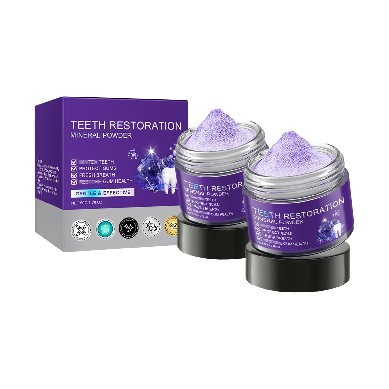 Teeth Restoration Mineral Powder, SSF20 Mineral Tooth Powder, Dental ...