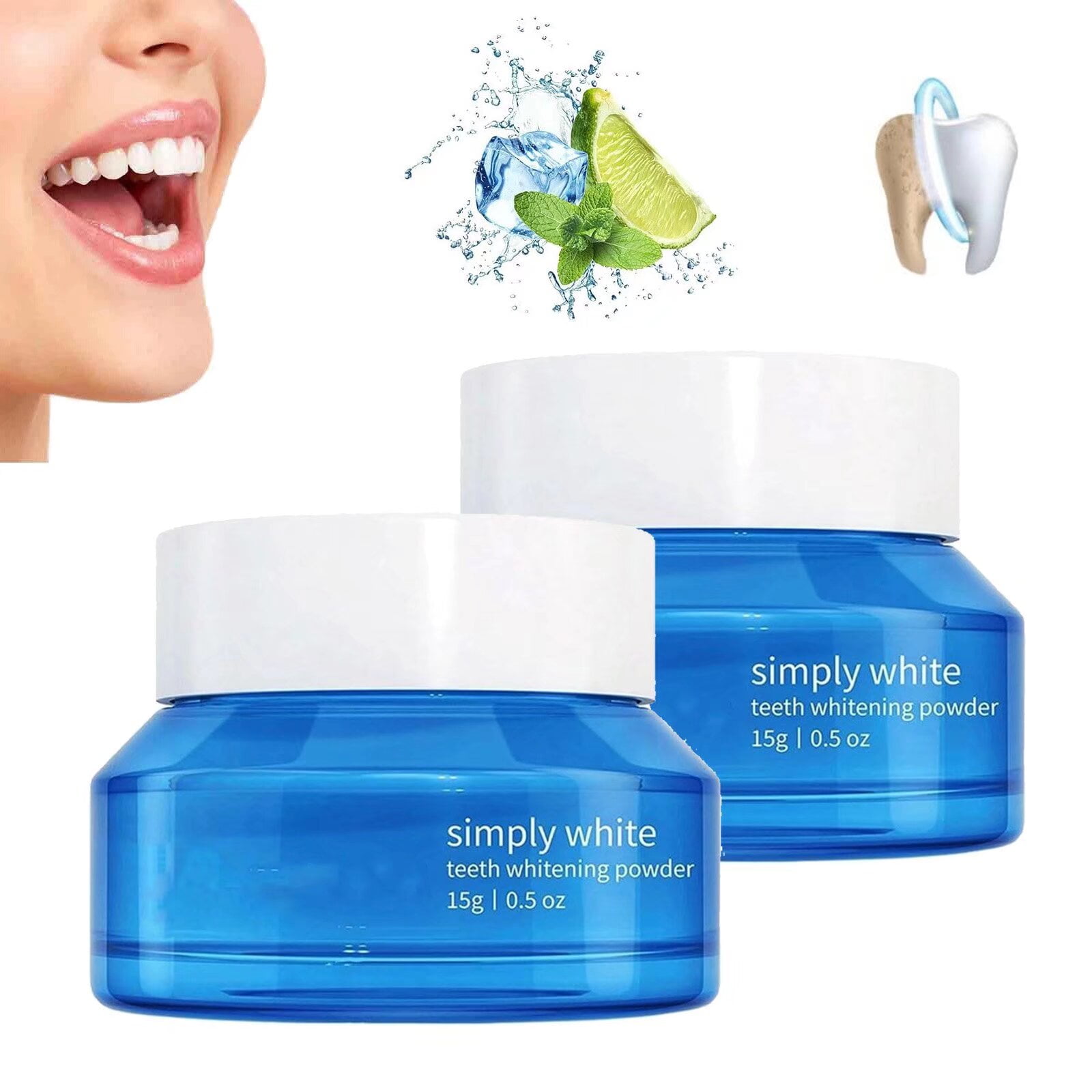 Teeth Restoration Mineral Powder, Tooth Whitening Powder Natural ...