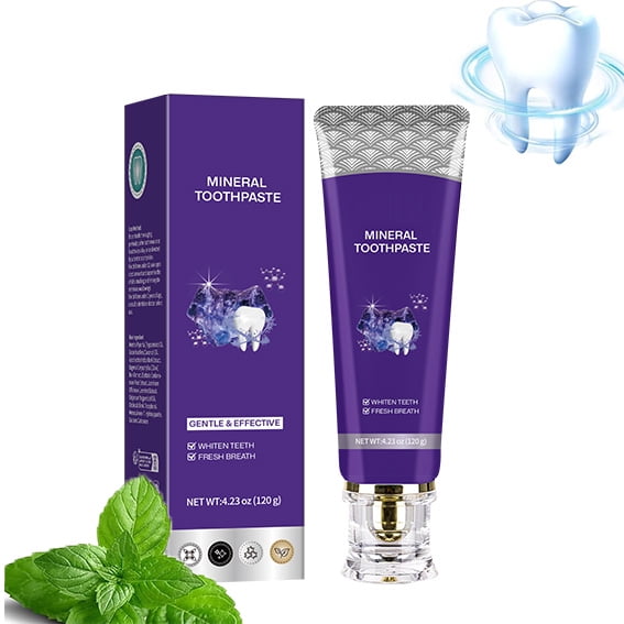 Teeth Restoration Mineral Toothpaste, Mineral Tooth Toothpaste, Purple ...