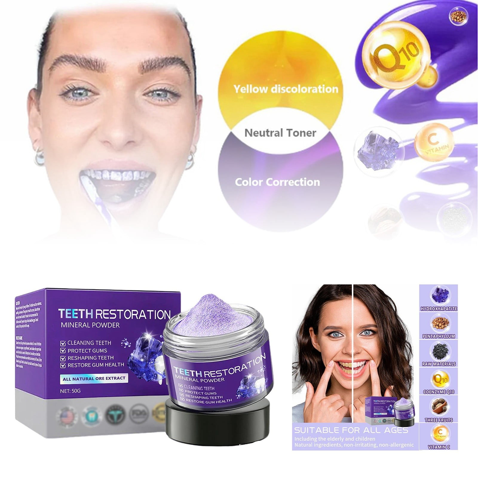 Teeth Restoration Powder Effective in Strengthening Teeth and Gums ...