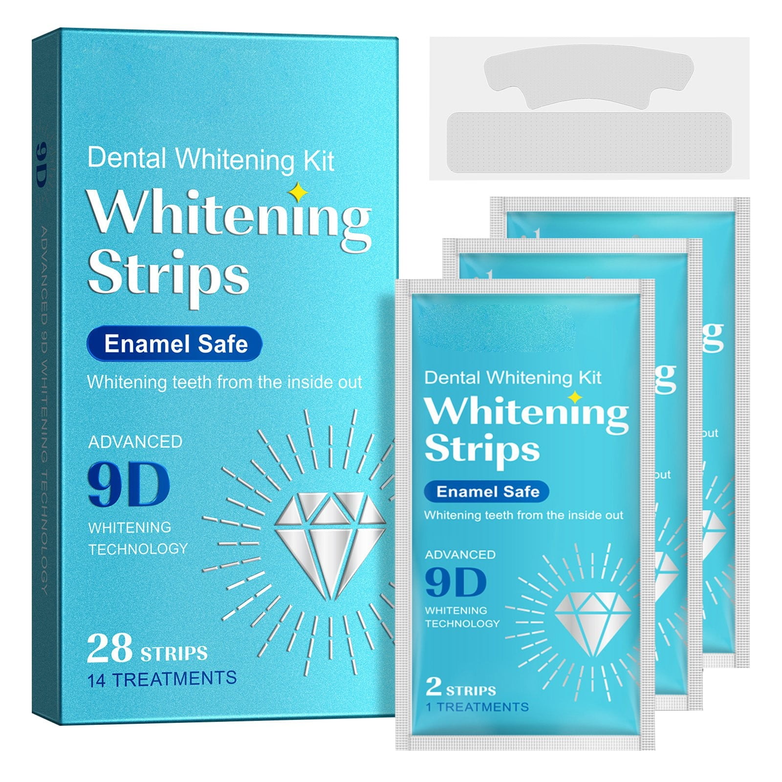 Teeth Stickers Clean Teeth Dazzling White Teeth Stickers Portable Teeth ...